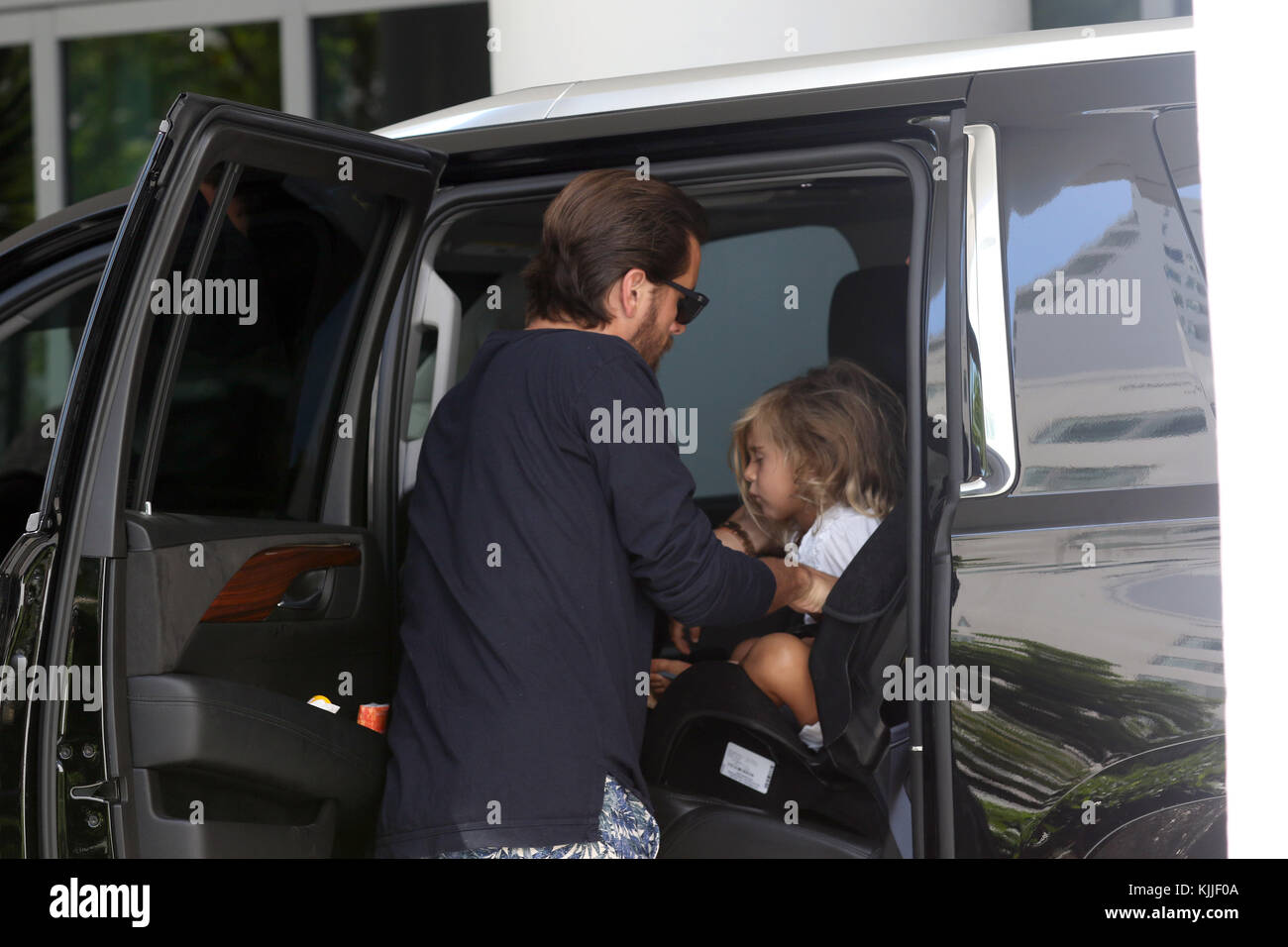 MIAMI BEACH, FL - SEPTEMBER 17: Doting Dad Scott Disick Spends Time ...