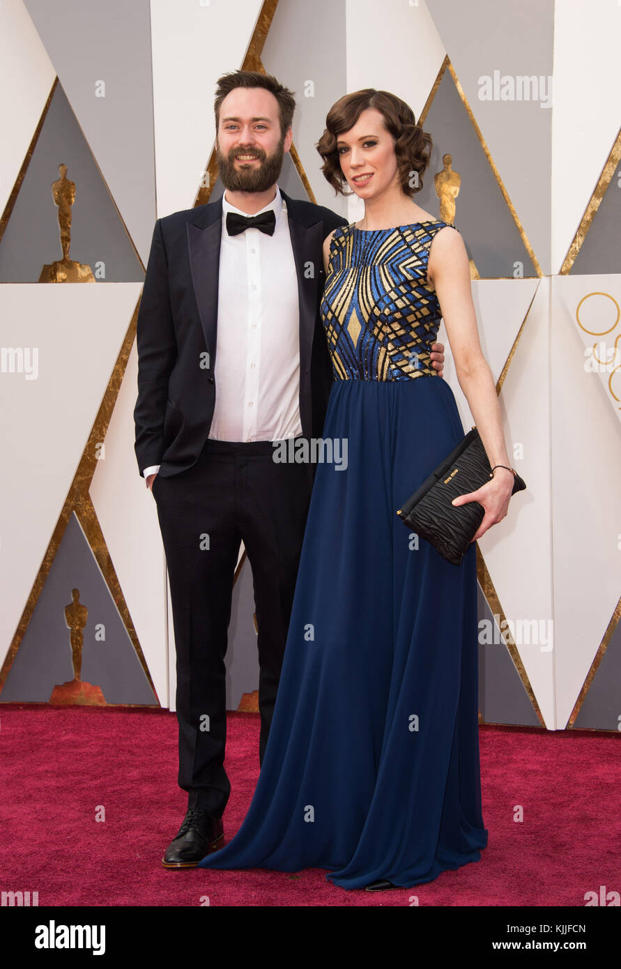 HOLLYWOOD, CA - FEBRUARY 28: Benjamin Cleary and Chloe Pirrie attends ...
