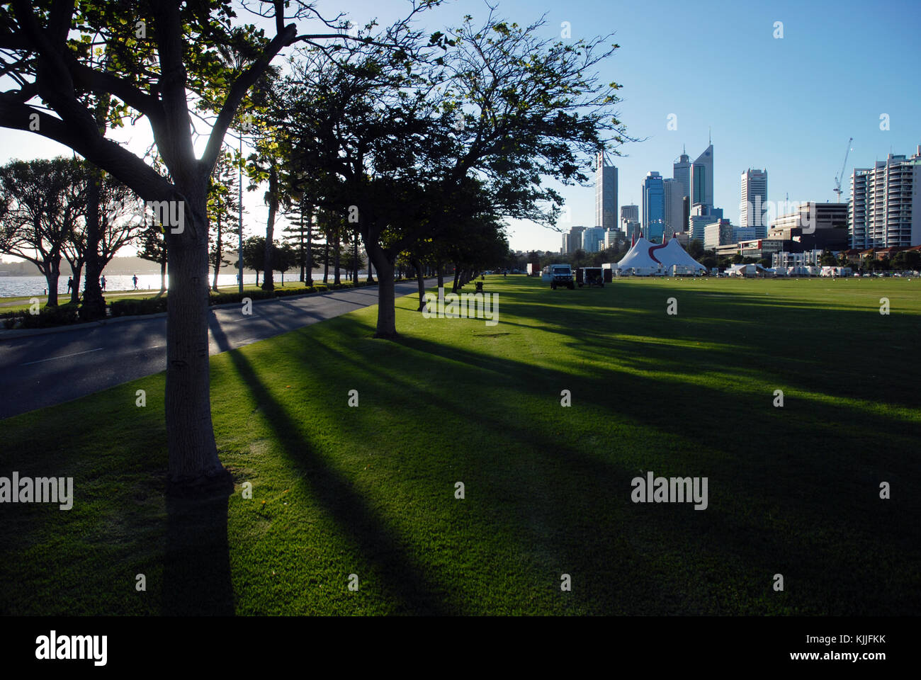Perth skyline, Perth, Western Australia Stock Photo - Alamy