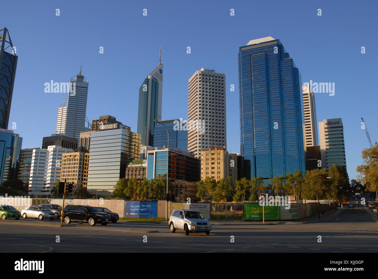 Perth skyline, Perth, Western Australia Stock Photo - Alamy