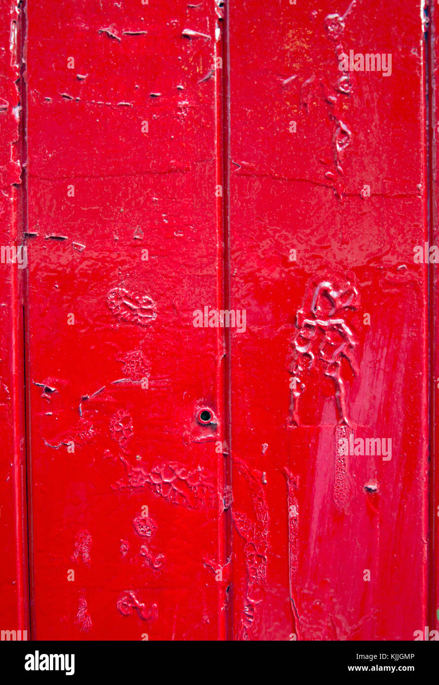 Red painted timber texture background Stock Photo - Alamy
