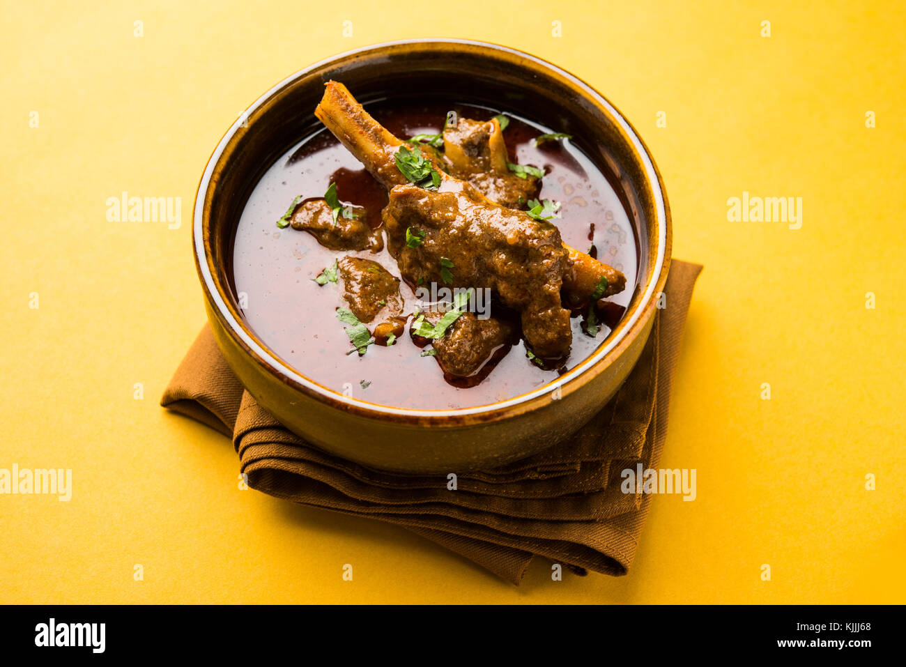 Mutton Masala Or Masala Gosht or indian lamb rogan josh with some ...