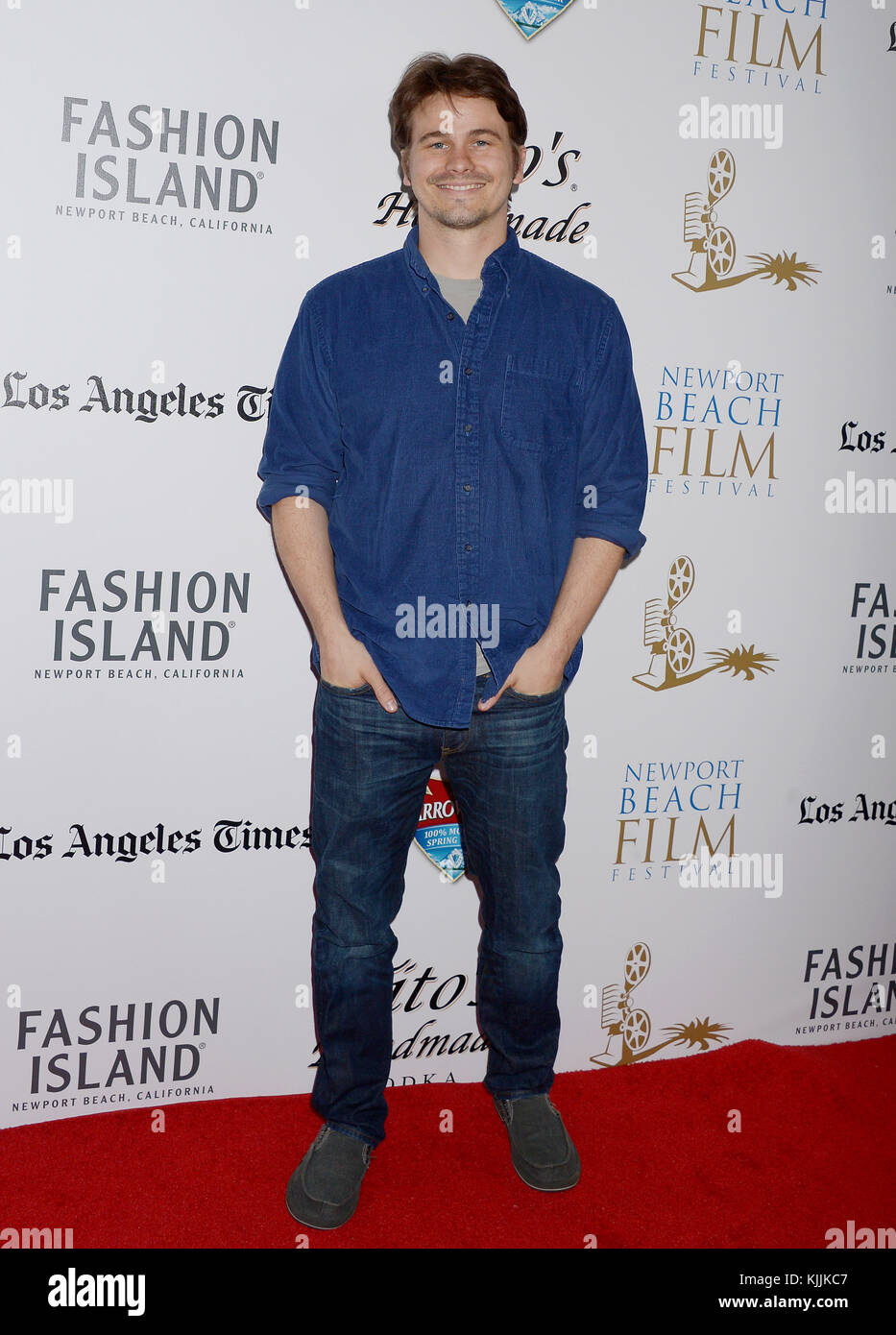 NEWPORT BEACH, CA - APRIL 23: Jason Ritter arrives at the 17th Annual ...