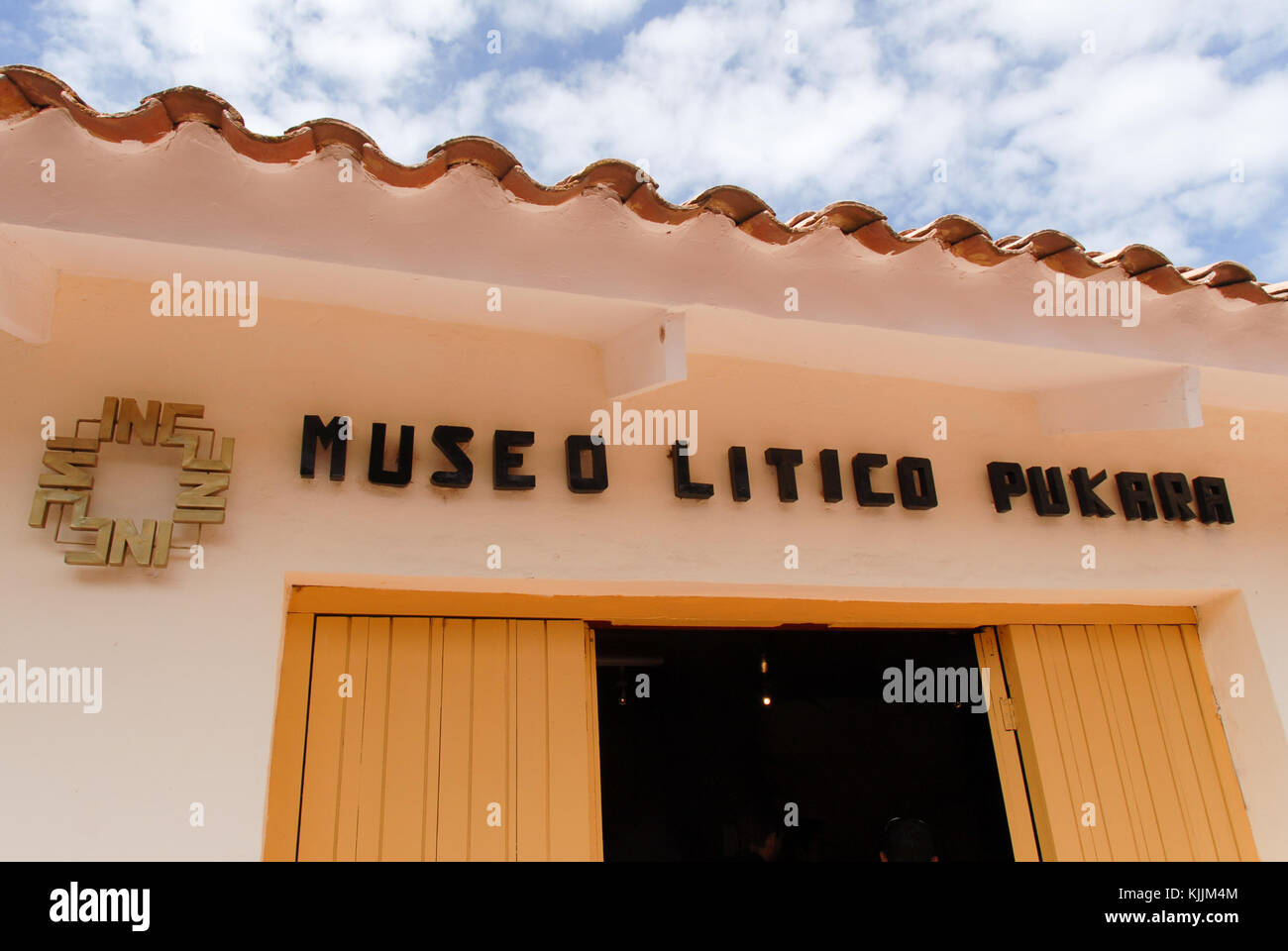 AUGUST 16, 2006 - PUKARA, PERU: Lithic Museum of Pukara (Museo Litico ...