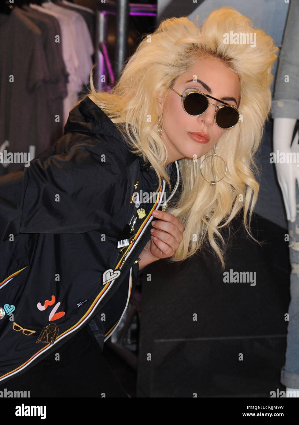 NEW YORK, NY - MAY 04: David Furnish, Lady Gaga and Macy's CEO Terry J ...