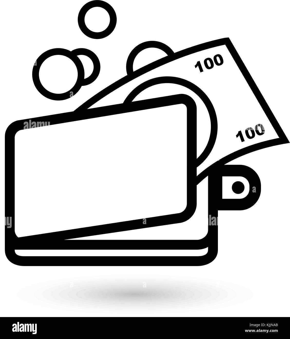 Linear wallet icon Stock Vector Image & Art - Alamy