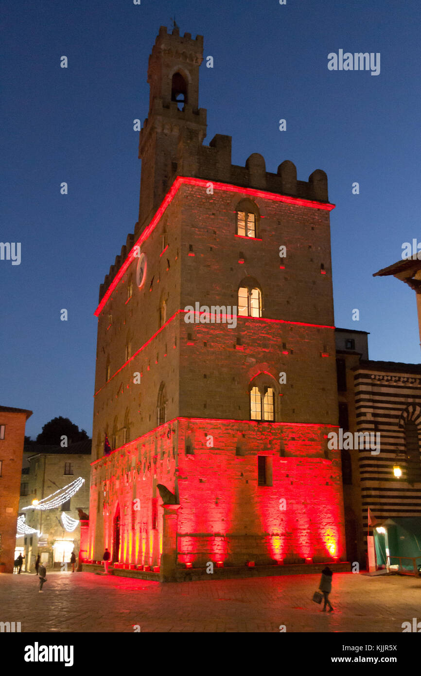 Volterra city landscape, Tuscany, Italy. Hystorical town. Italian ...