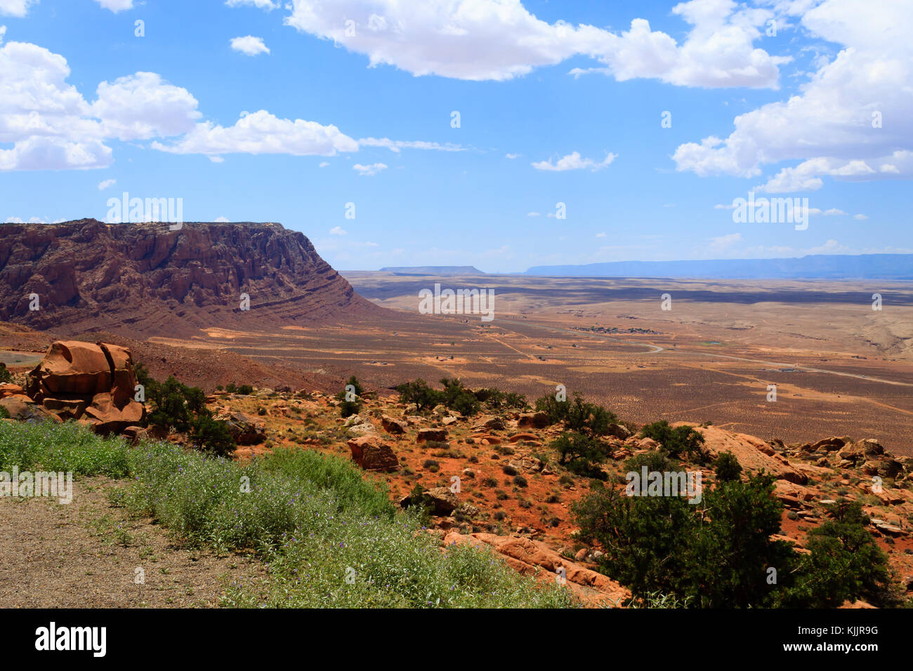 Arizona panorama from United States of America. Red rocks landscape ...