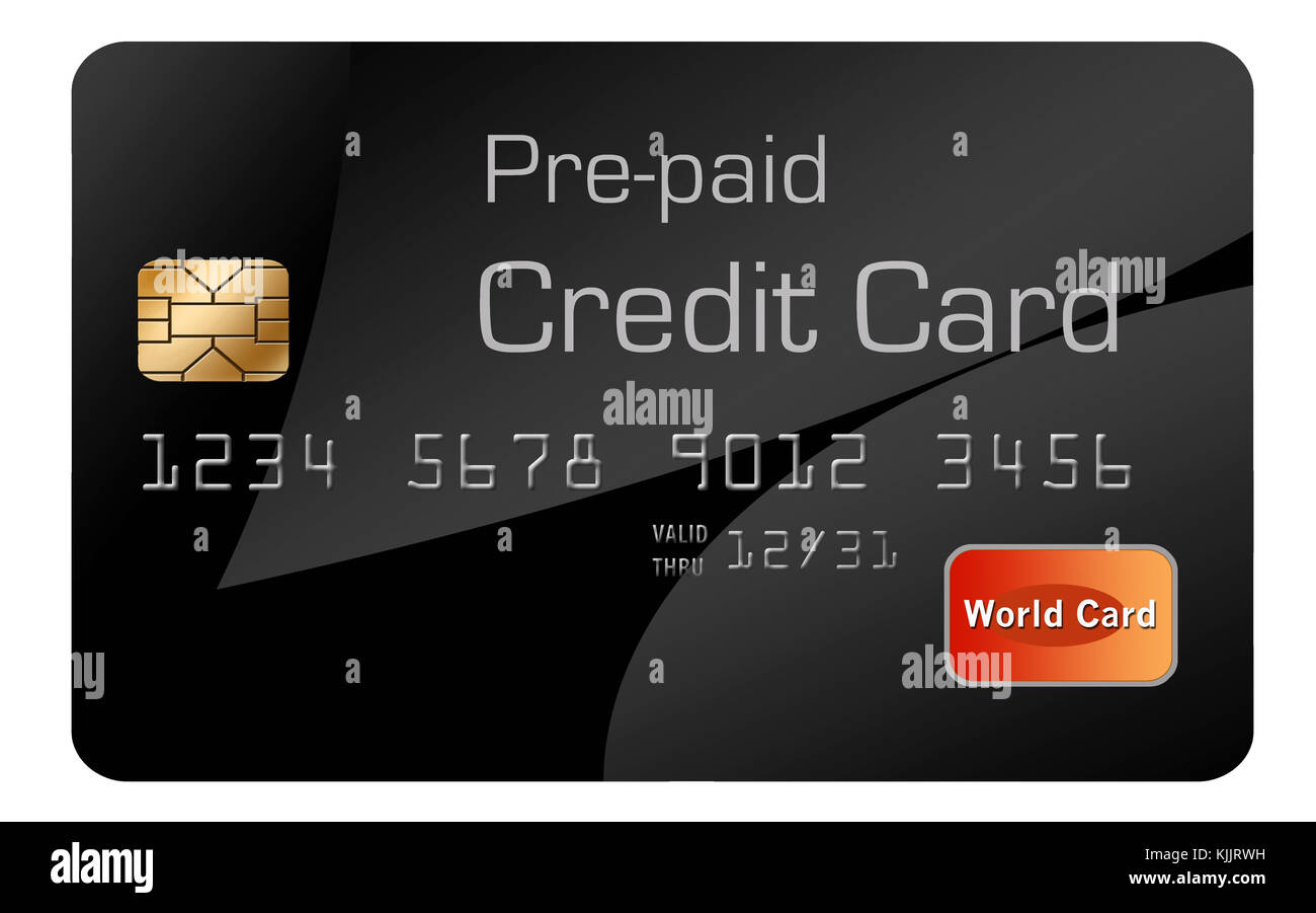 Generic credit card on white background Stock Photo - Alamy