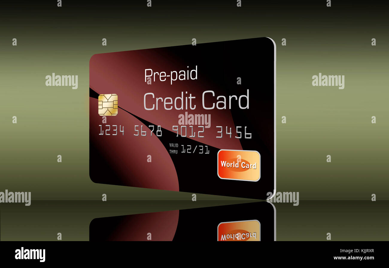 Generic credit card on white background Stock Photo - Alamy