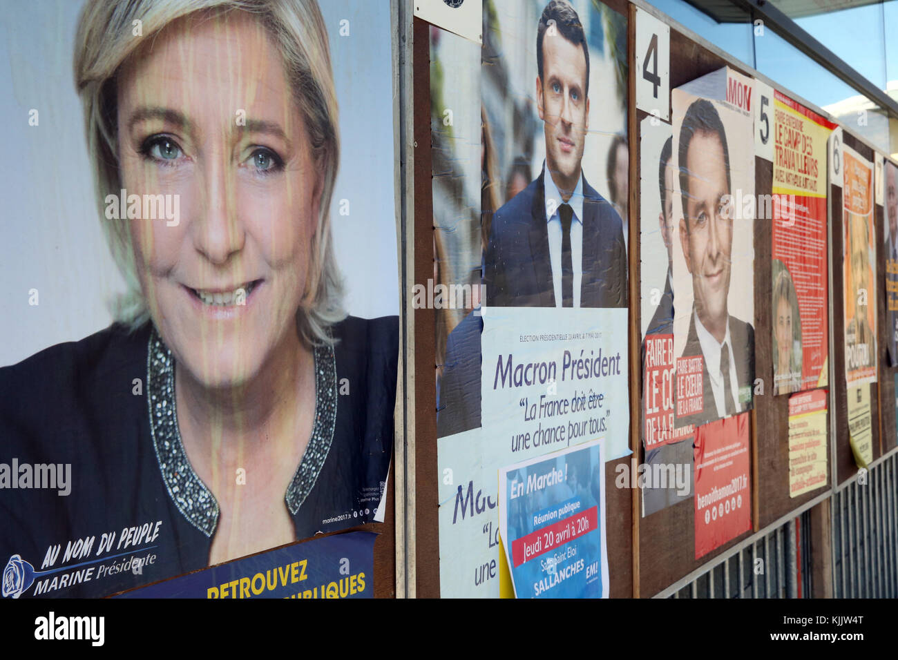 2017 French presidential election campaign. France Stock Photo - Alamy