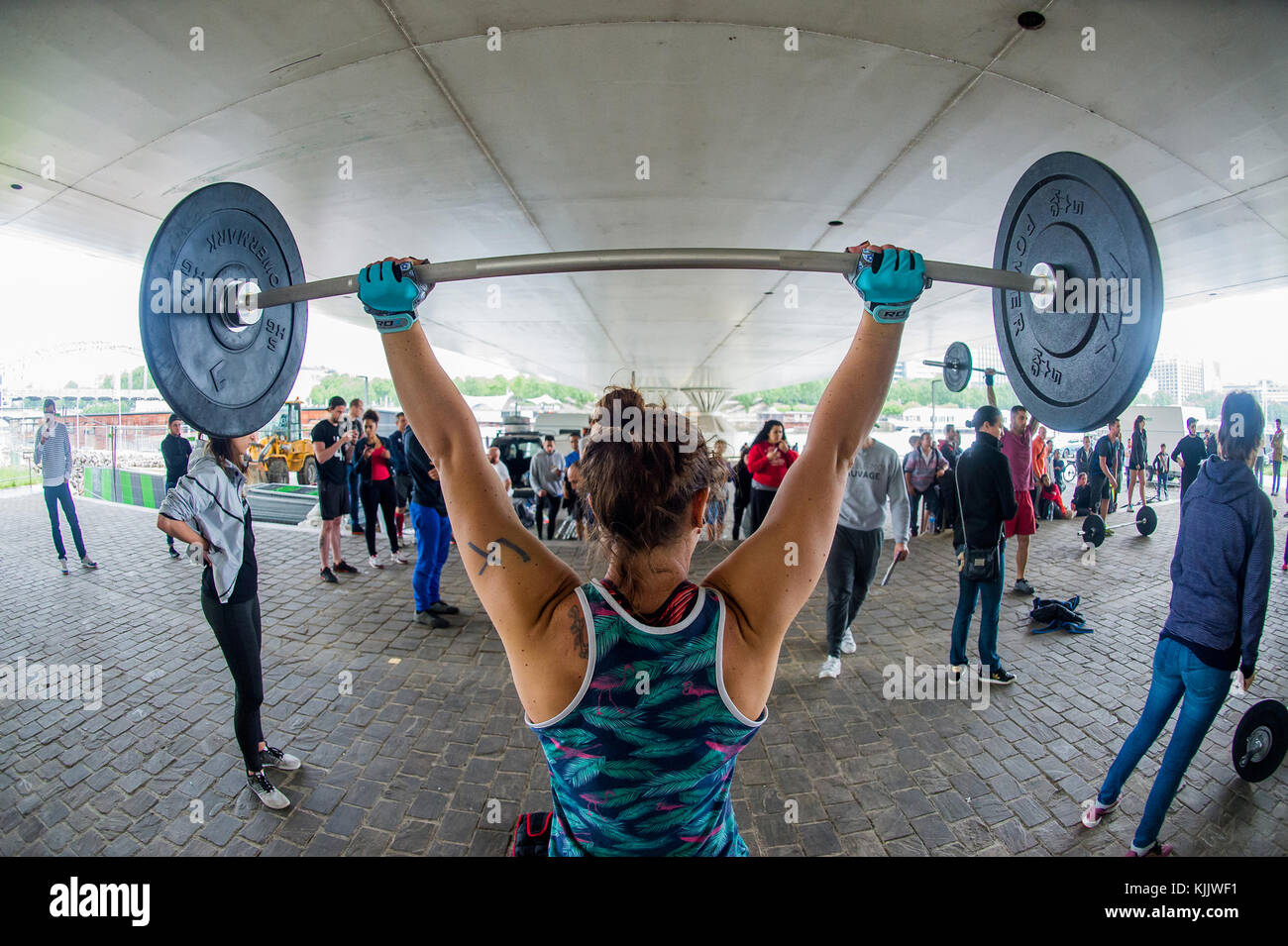 CrossFit session. Paris. France Stock Photo - Alamy