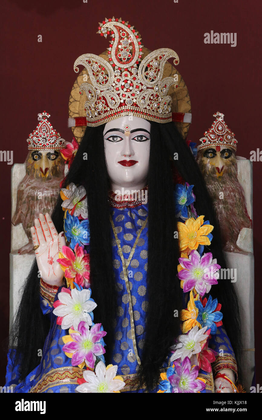 Lakshmi murthi (statue). Vrindavan. India Stock Photo - Alamy