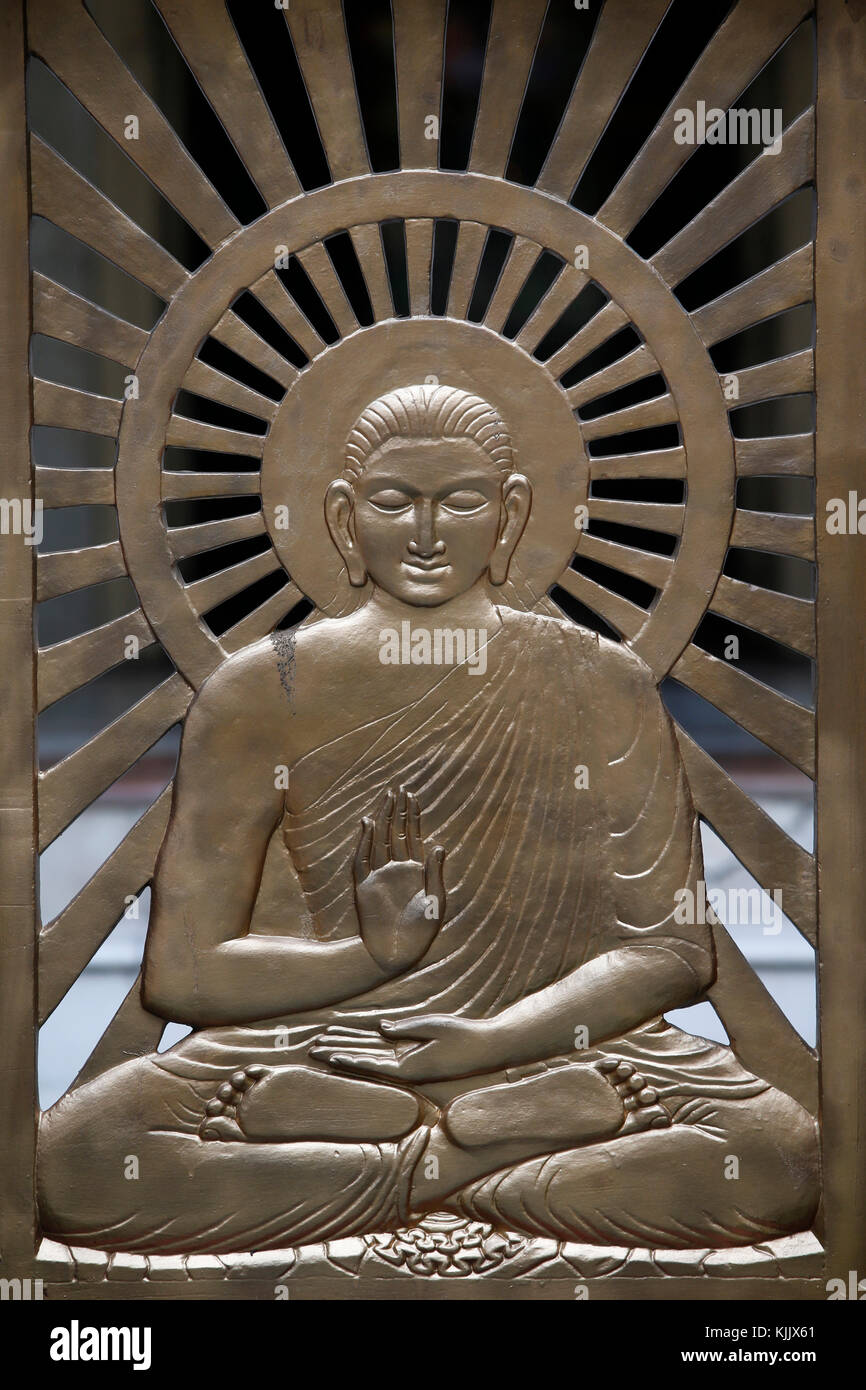 Maha Bodhi society buddhist temple in Delhi. India Stock Photo - Alamy