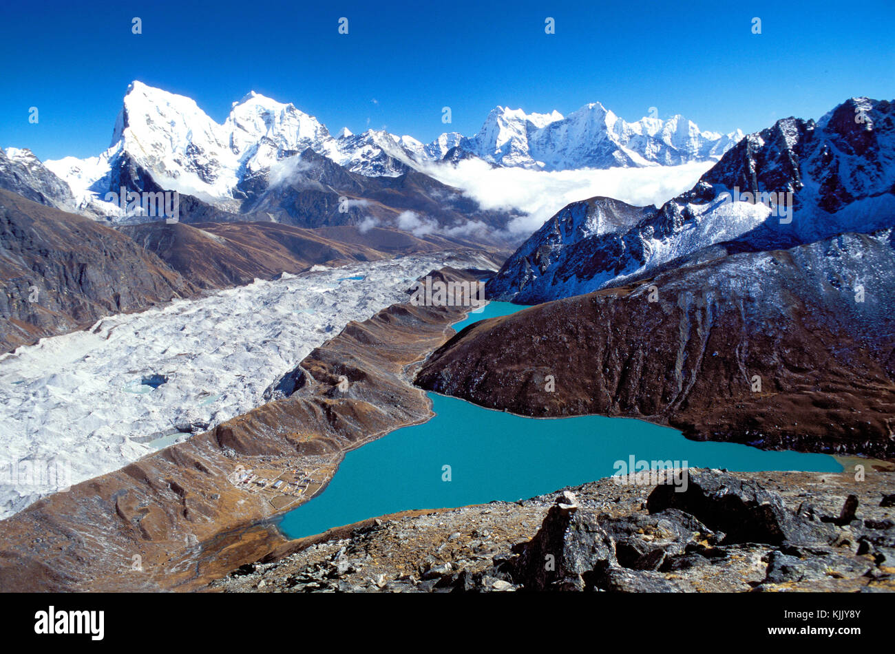 Gokyo lake, Solu Khumbu. Nepal Stock Photo - Alamy