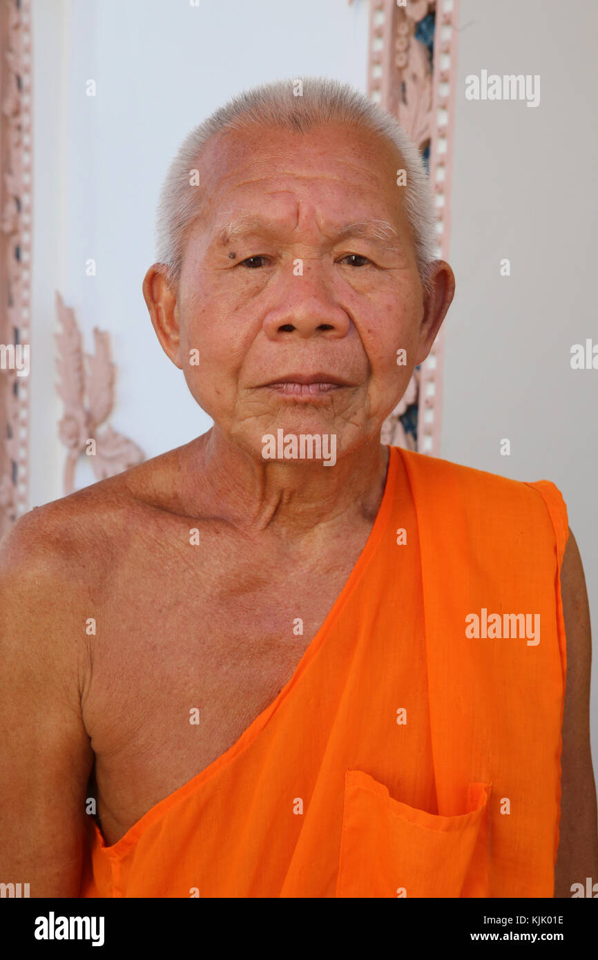 Orange dress monk hi-res stock photography and images - Alamy