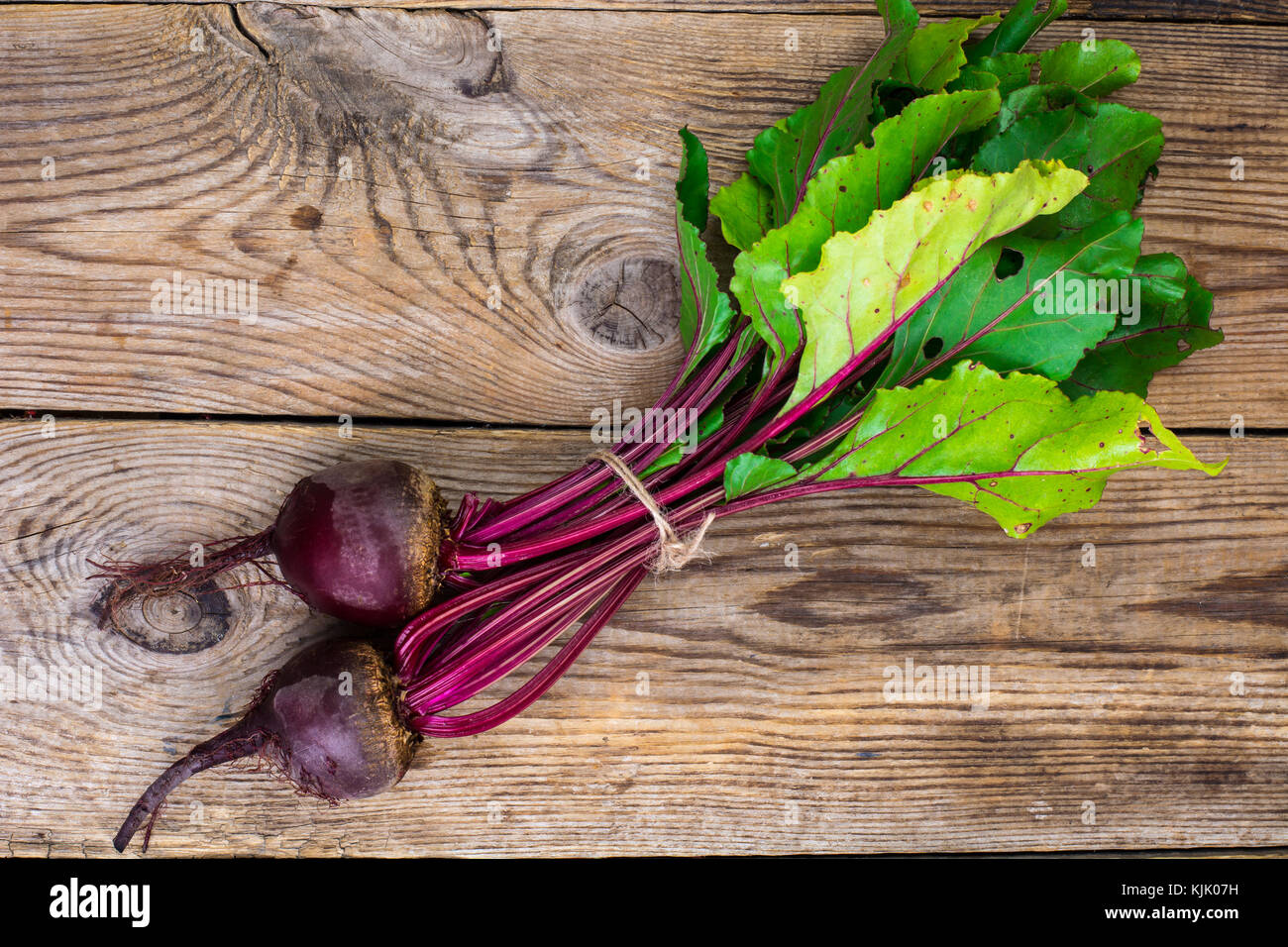 Beetroot on old wooden table. Studio Photo Stock Photo - Alamy