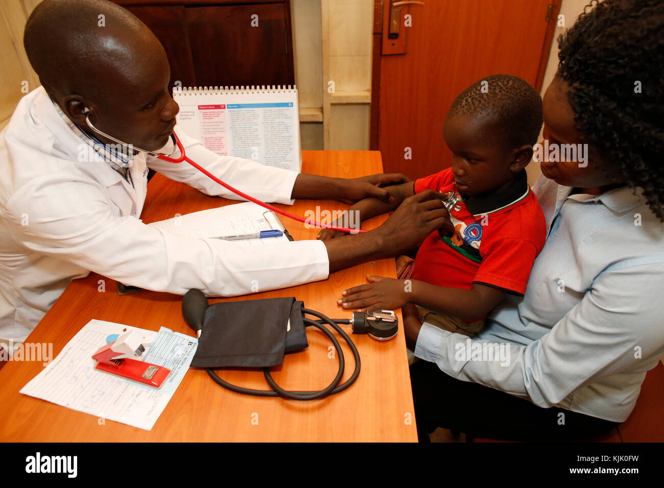 Bweyale medical center run by Doctor Ojok Collins Rayan, who has ...