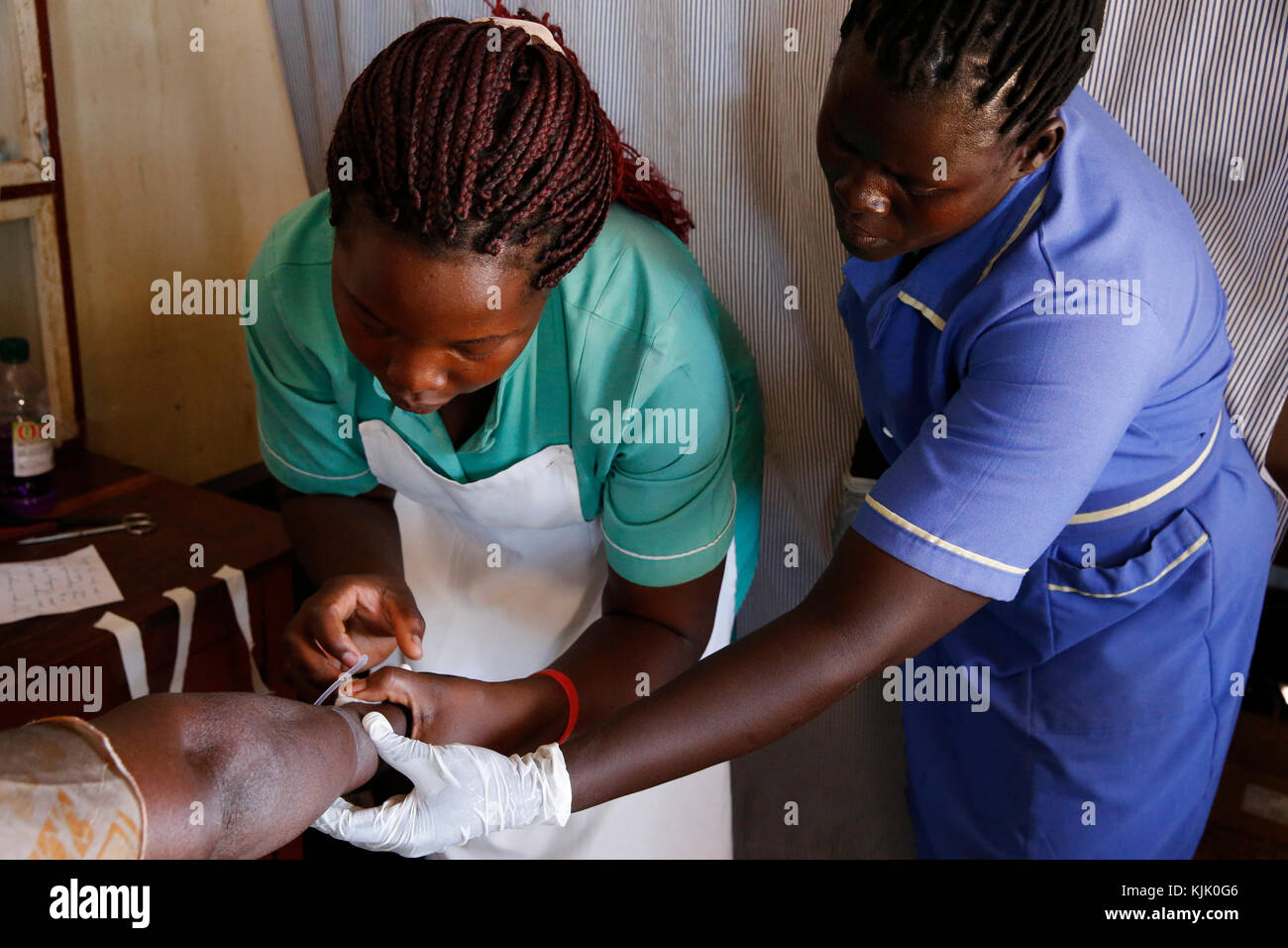 Uganda nurse hi-res stock photography and images - Alamy