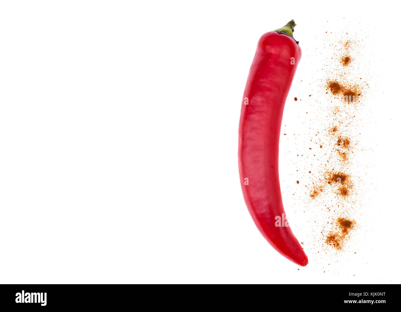 Fresh chilli peppers on white background. Studio Photo Stock Photo - Alamy