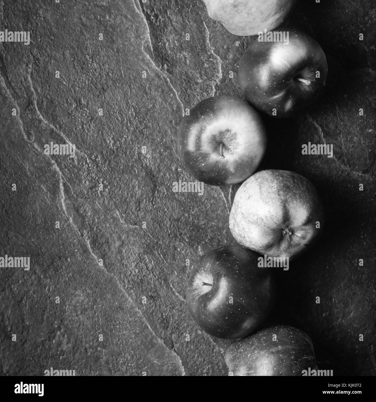 Yellow maple leaves border Black and White Stock Photos & Images - Alamy