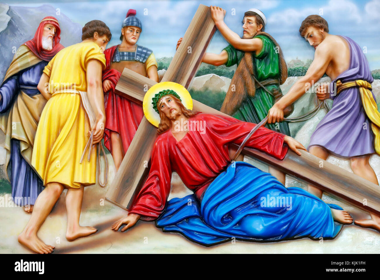 Jesus falls for the third time hi-res stock photography and images - Alamy
