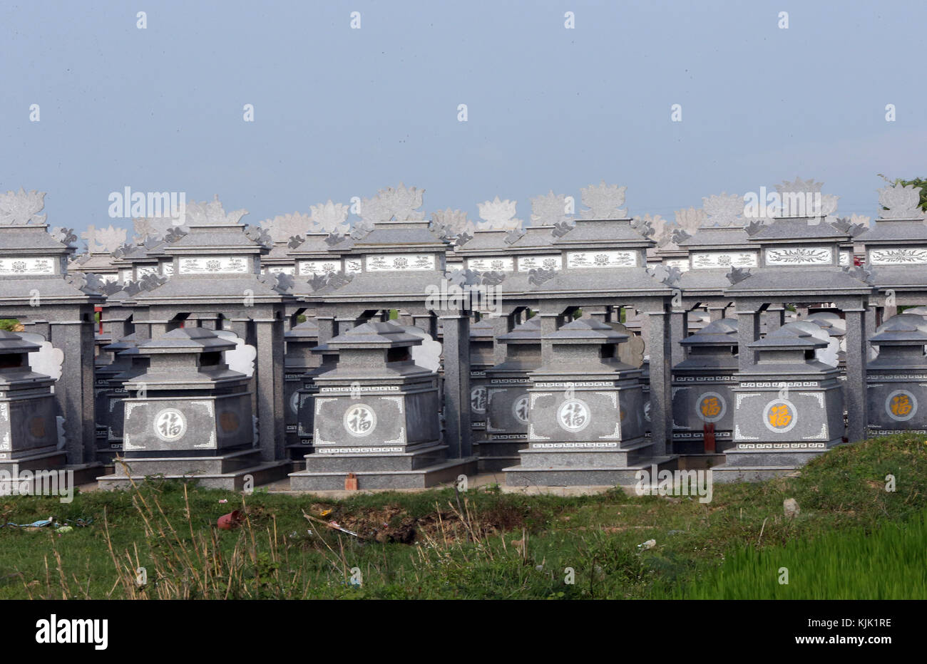 Buddhist graveyard. Cemetery. Hoi An. Vietnam Stock Photo - Alamy