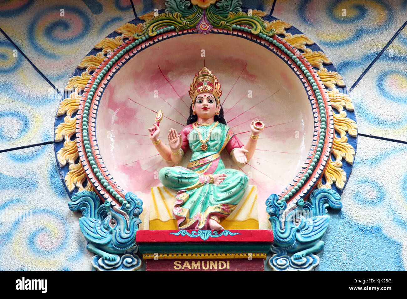Mariamman hindu temple. Hindu Goddess. Samundi. Ho Chi Minh City ...