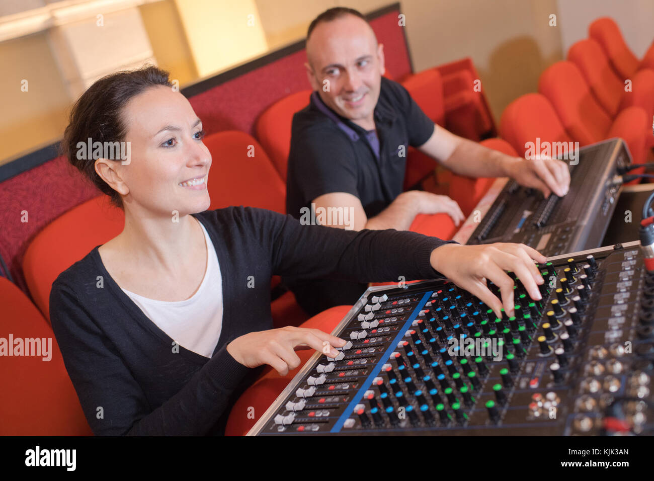 Rehearsal working hi-res stock photography and images - Alamy