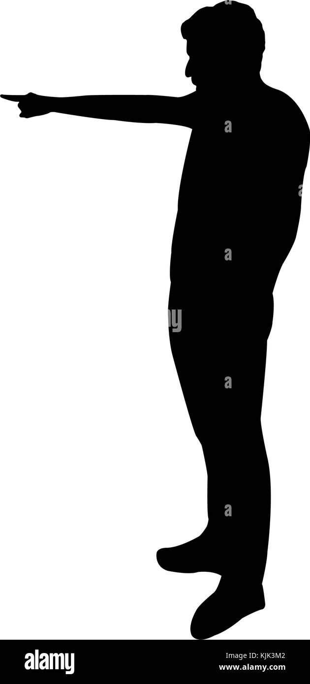 Hand gesture pointing back Stock Vector Images - Alamy