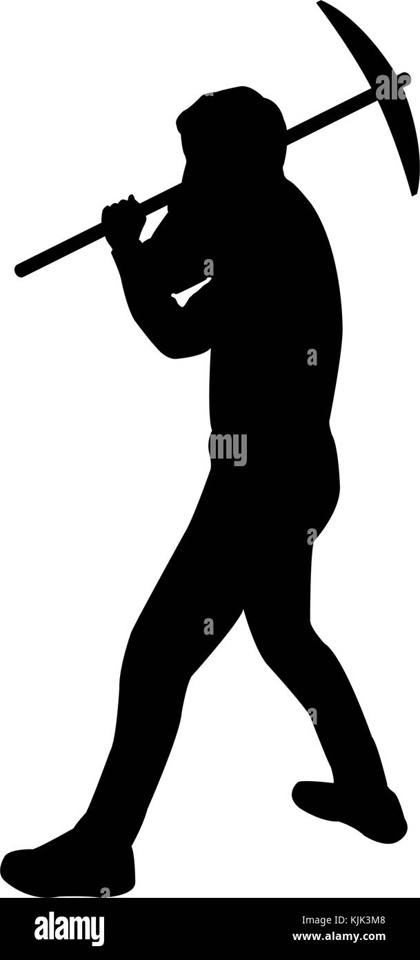 Pickaxe male Black and White Stock Photos & Images - Alamy