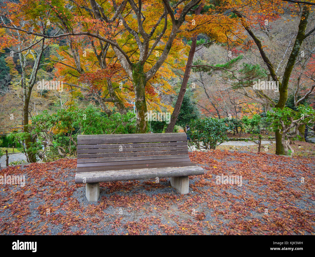 Japanese Garden Stone Bench Stock Photos & Japanese Garden Stone Bench ...
