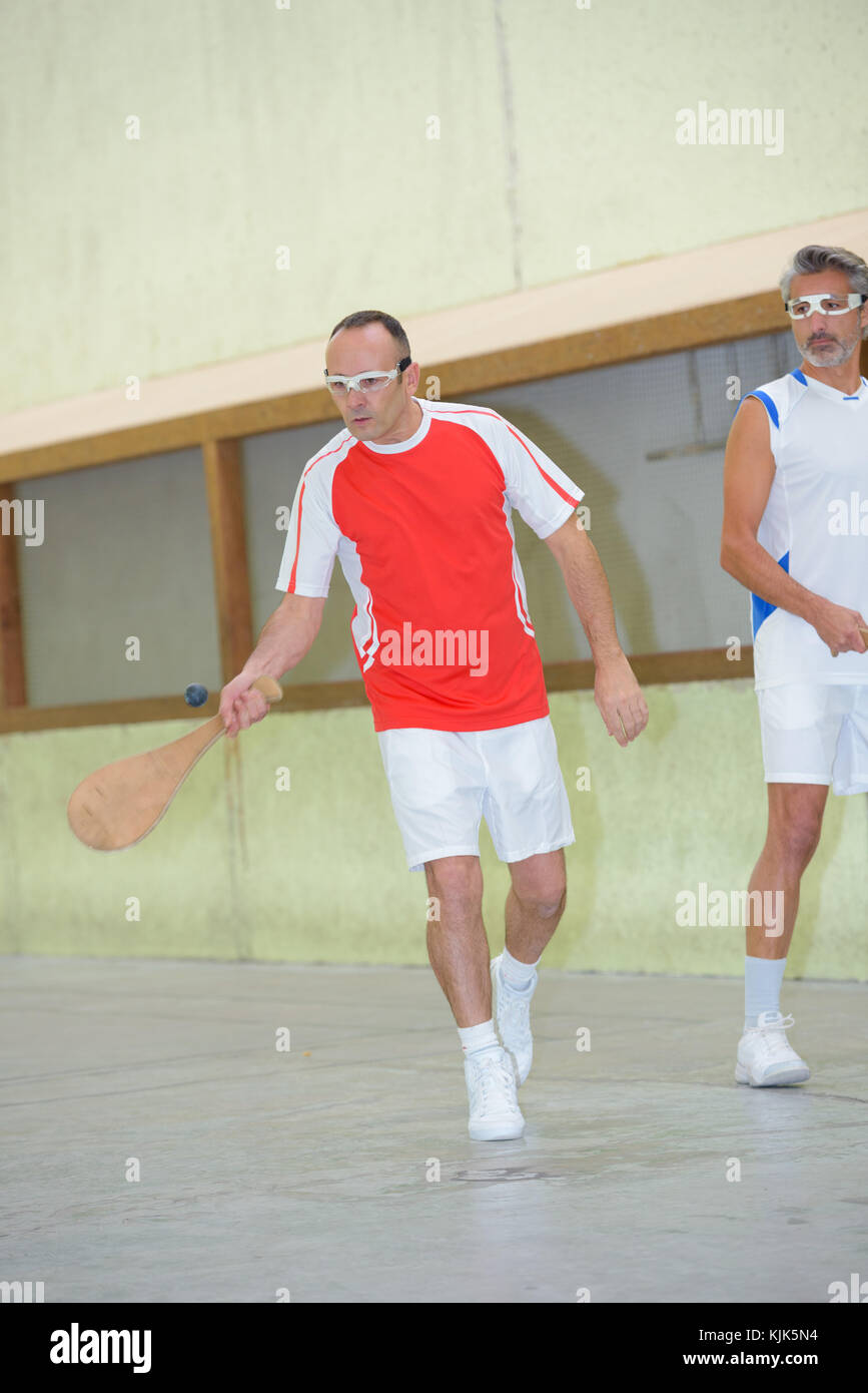 men playing pala Stock Photo - Alamy