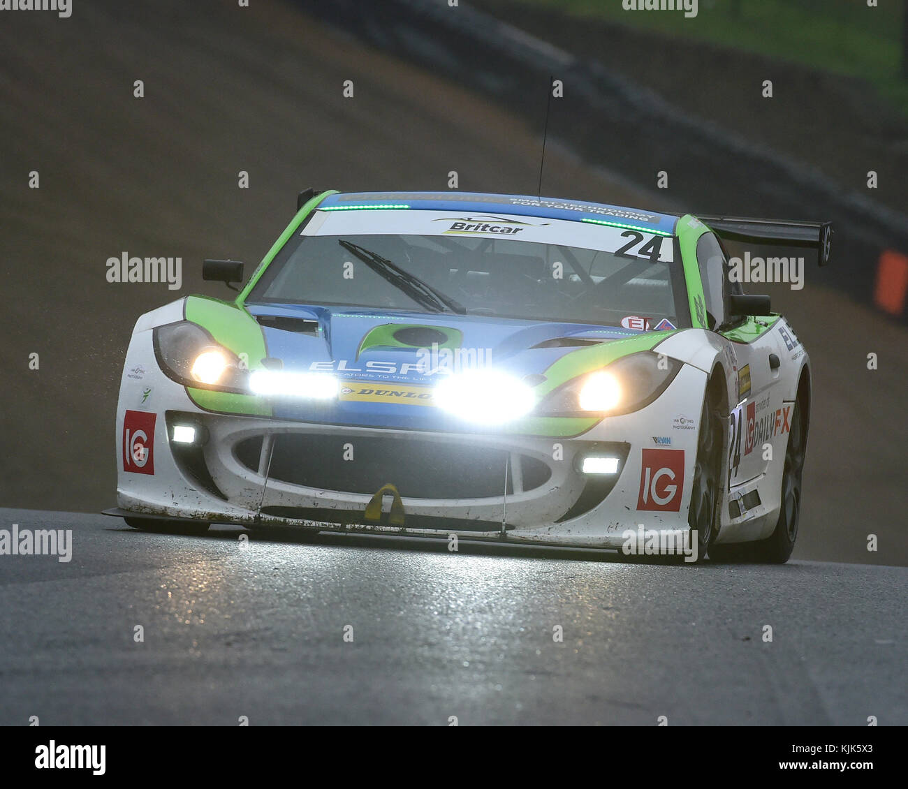 Tom Barley, Simon Rudd, Ginetta G55 GT4, Britcar Endurance Championship ...
