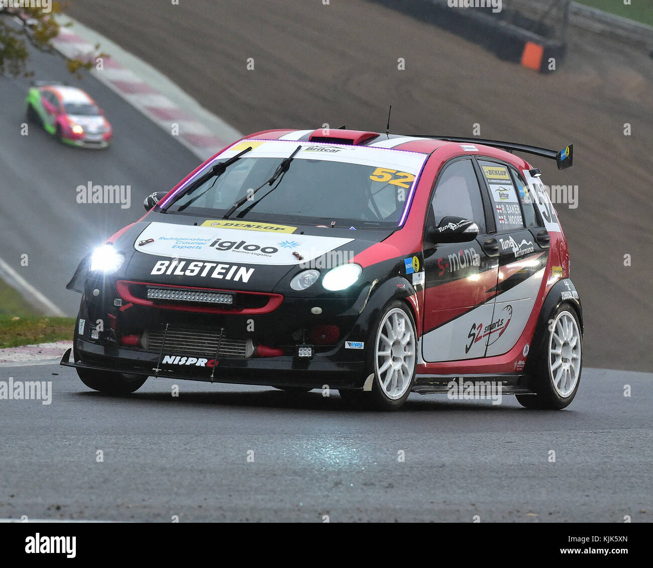 Rob Baker, Sarah Moore, Smart ForFour, Britcar Endurance Championship ...