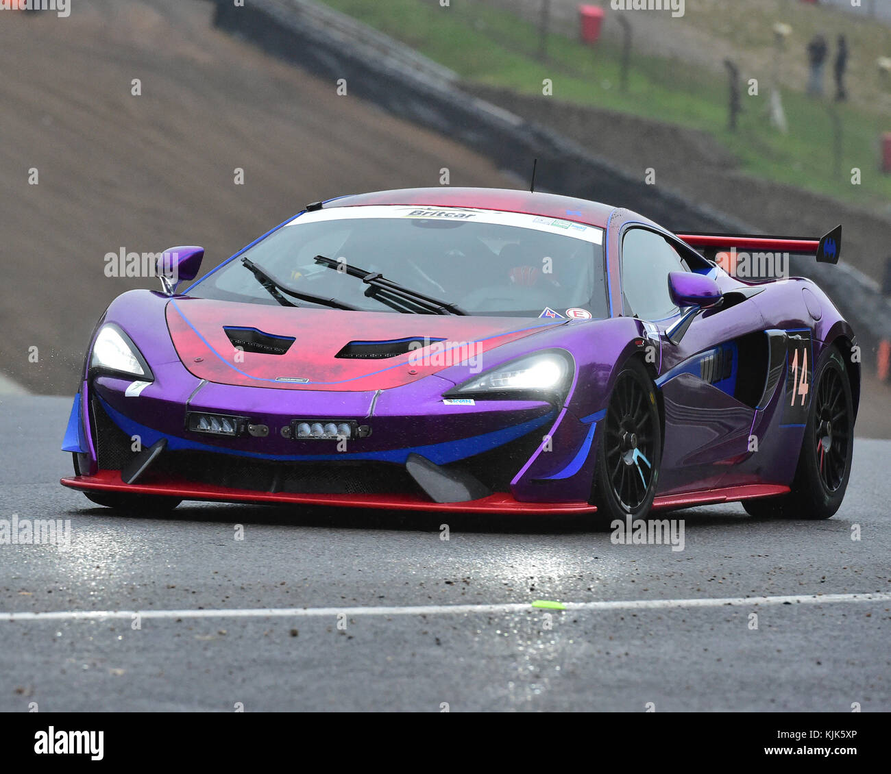 Garnham, Matt le Breton, Rob Young, McLaren GT4, Britcar Endurance ...