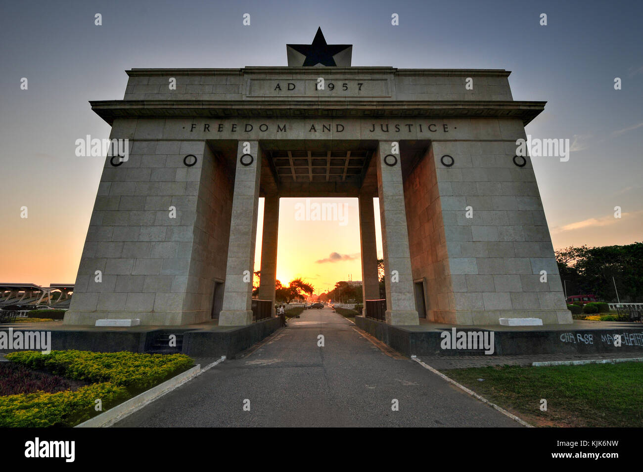 Ghana independence arch hi-res stock photography and images - Alamy