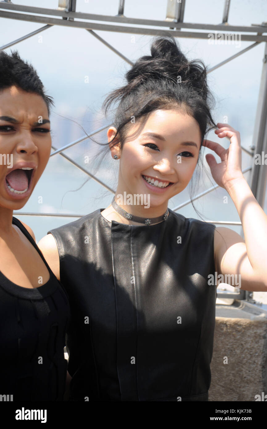 NEW YORK, NY - MAY 25: Alexandra Shipp, Lana Condor of 'X-Men ...