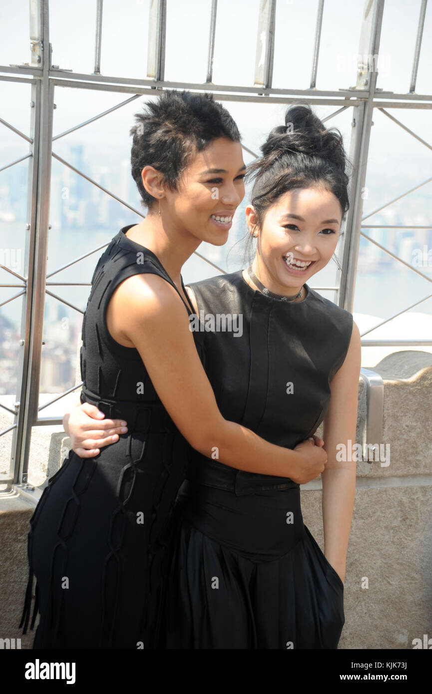 NEW YORK, NY - MAY 25: Alexandra Shipp, Lana Condor of 'X-Men ...