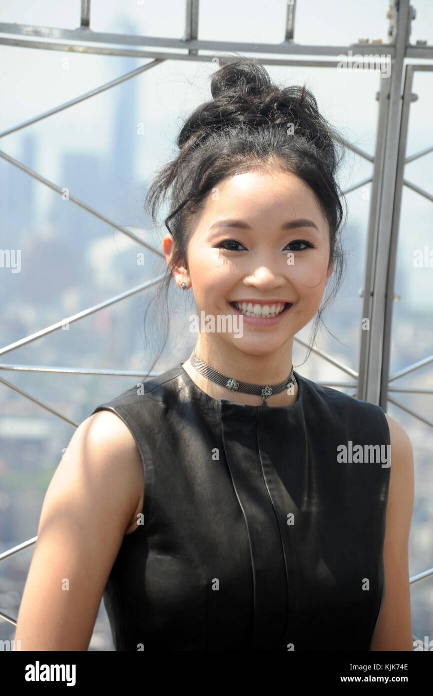 NEW YORK, NY - MAY 25: Lana Condor of 'X-Men: Apocalypse' visits the ...