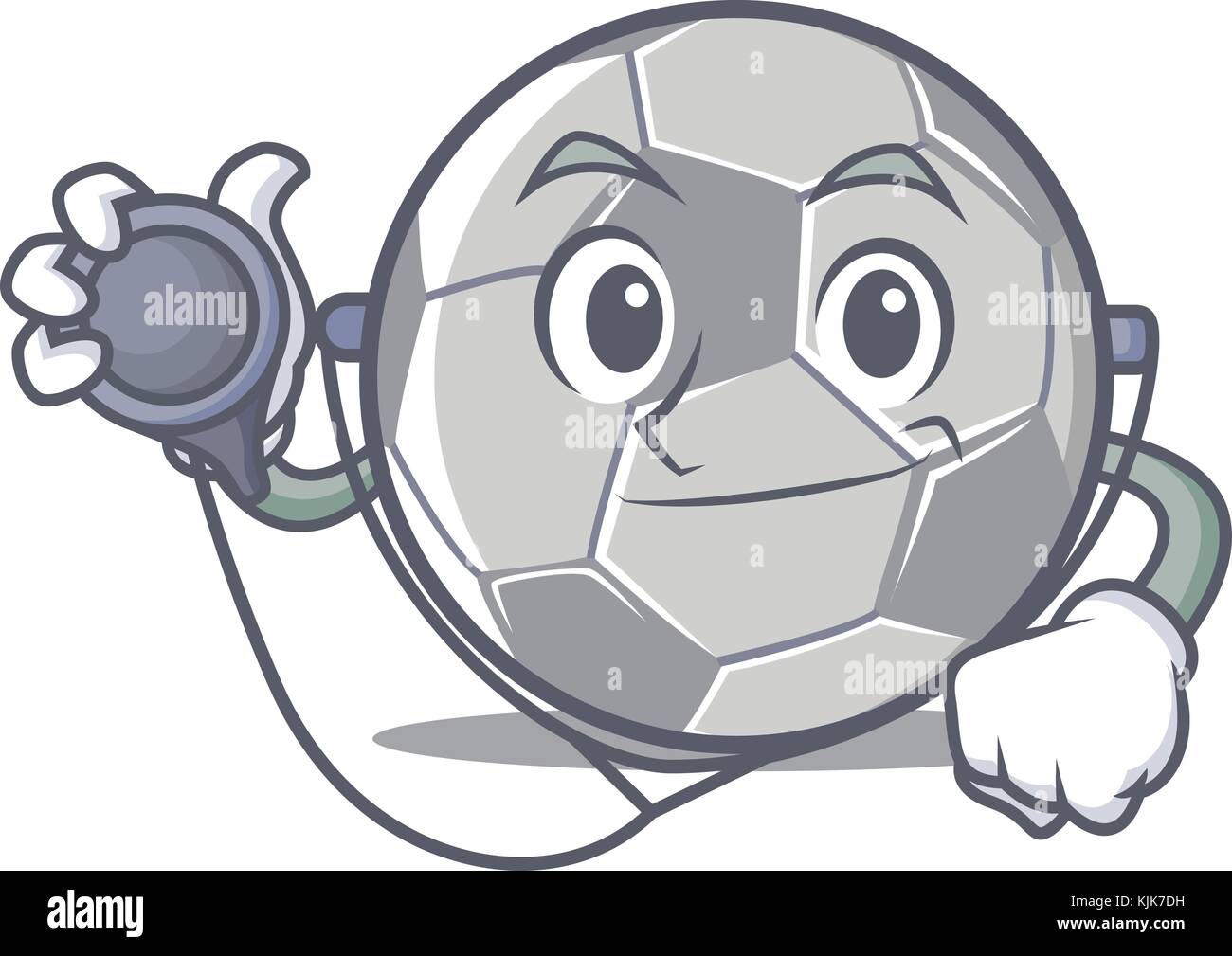 Doctor football character cartoon style Stock Vector Image & Art - Alamy