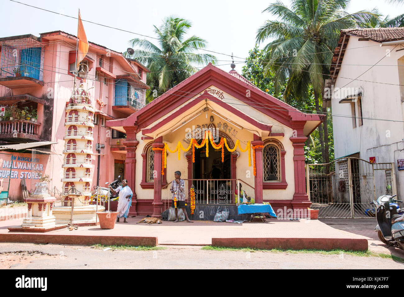 Arpora village hi-res stock photography and images - Alamy