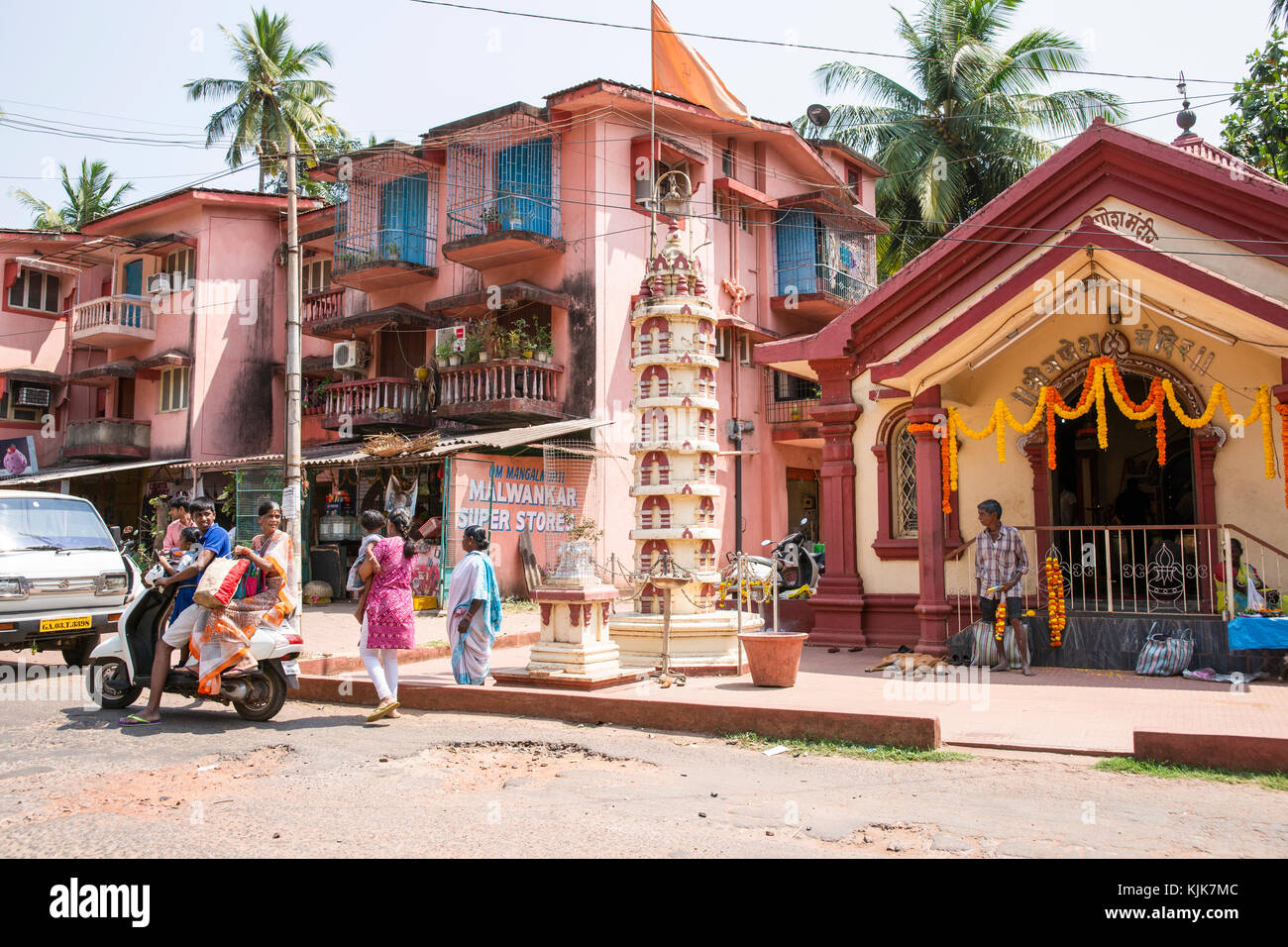 Arpora village hi-res stock photography and images - Alamy