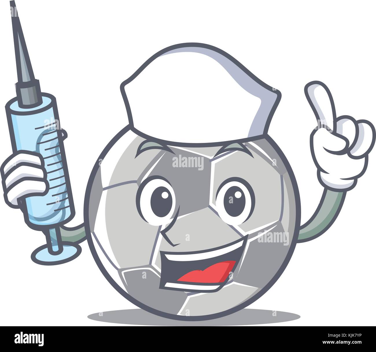 Nurse football character cartoon style Stock Vector Image & Art - Alamy