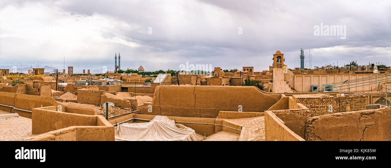 Yazd panorama view Stock Photo - Alamy