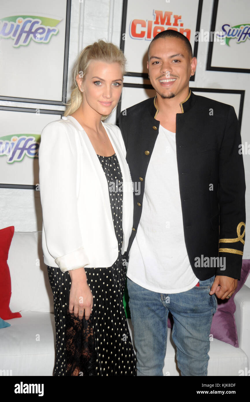 NEW YORK, NY - MAY 17: Ashlee Simpson Ross and Evan Ross attend ...