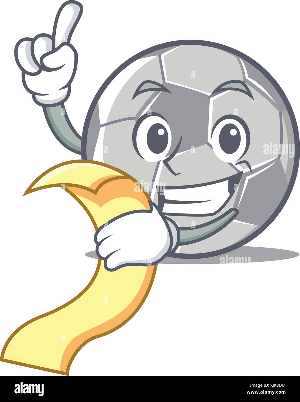 With menu football character cartoon style Stock Vector Image & Art - Alamy
