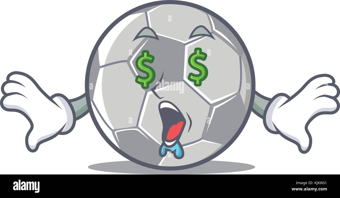 Money eye football character cartoon style Stock Vector Image & Art - Alamy