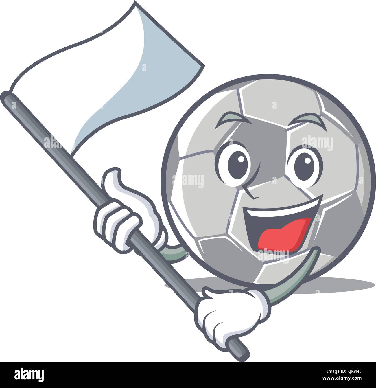 With flag football character cartoon style Stock Vector Image & Art - Alamy
