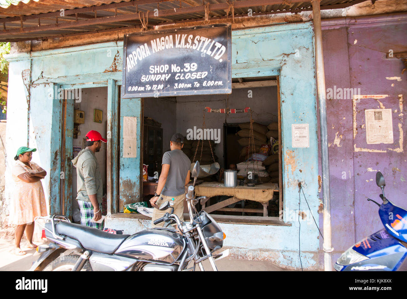 Arpora village hi-res stock photography and images - Alamy